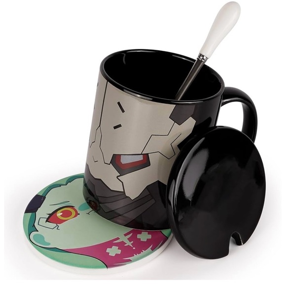 PPGOD | Kitchen | Edgerunners 6oz Anime Ceramic Mugs Adam Smashed Mug W ...